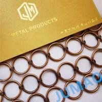 China Shiny Interior Decorative Brass Wire Mesh 1m-6m Standard Length for sale