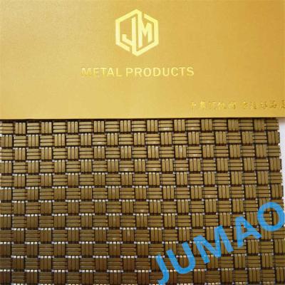 China High Open Area Aluminum Decorative Mesh Screen 1mm to 2.5mm Wire Durable Painting Finish for sale