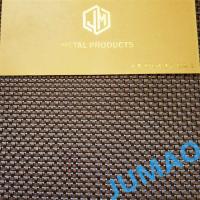 China Crimped Weaving Patterns Decorative Mesh Screen 1m-6m Unlimited Max Size for sale