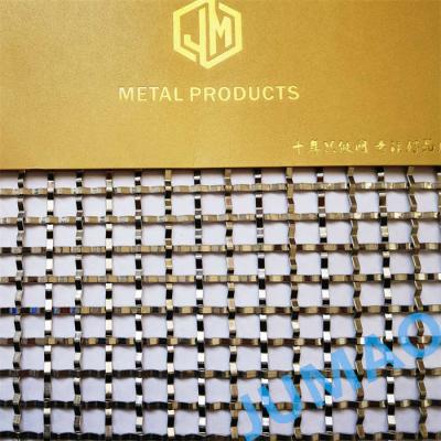 China Stainless Steel Architectural Decorative Fabric Crimped Weave 1m-6m Width Customizable for sale