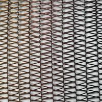 China Coil Technology Metal Mesh Curtains Customized Brass Materials for sale
