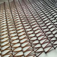 China Coil Technology Metal Mesh Curtains Customized Brass Materials for sale