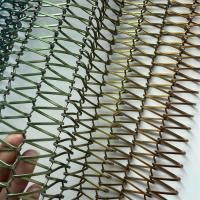 China JUMAO Metal Mesh Curtain SS304 SS316 12m Width Coil Architectural Space Divider for sale
