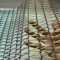 China JUMAO Metal Mesh Curtain SS304 SS316 12m Width Coil Architectural Space Divider for sale
