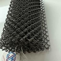 China JUMAO 1.0mm Wire Dia Stainless Steel Coiled Mesh Curtains 30.48m Height for Hotel Space Divider for sale