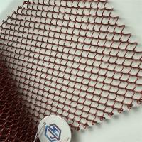 China Heavy Duty Metal Chain Link Mesh Maximum Width 12 Meters Customizable Aperture for sale