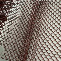 China Heavy Duty Metal Chain Link Mesh Maximum Width 12 Meters Customizable Aperture for sale