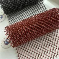 China SS 304 Metal Mesh Curtains 12m Width 30.48m Height for Restaurant Hotel Club Space Dividers for sale