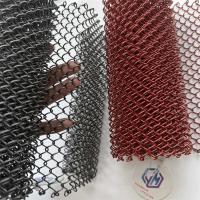 China SS 304 Metal Mesh Curtains 12m Width 30.48m Height for Restaurant Hotel Club Space Dividers for sale
