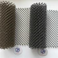 China ODM Coil Architectural Mesh Curtain Metal Panels 0.8-2.5mm Wire for Hotel Space Divider for sale