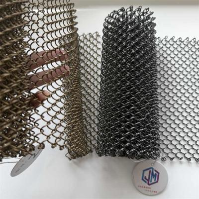 China ODM Coil Architectural Mesh Curtain Metal Panels 0.8-2.5mm Wire for Hotel Space Divider for sale