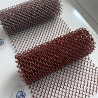 China JUMAO Metal Mesh Curtain 100m Length 40-85% Open Area for Building Facades and Solar Shading for sale