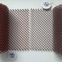 China JUMAO Metal Mesh Curtain 100m Length 40-85% Open Area for Building Facades and Solar Shading for sale