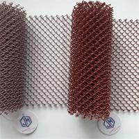 China JUMAO Metal Mesh Curtain 100m Length 40-85% Open Area for Building Facades and Solar Shading for sale