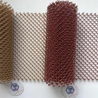 China Shiny Green Metal Mesh Curtains Ultimate Solution for Energy Saving Window Interiors Size Range 0.8mm-3mm for sale