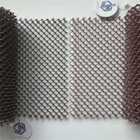 China JUMAO Stainless Steel Metal Mesh Curtain 0.8mm-3mm Coiled Ceiling Decorative Drapery for sale