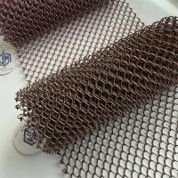 China JUMAO Stainless Steel Metal Mesh Curtain 0.8mm-3mm Coiled Ceiling Decorative Drapery for sale