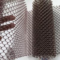 China JUMAO Stainless Steel Metal Mesh Curtain 0.8mm-3mm Coiled Ceiling Decorative Drapery for sale
