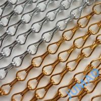 China Sun Protection Facades Dramatic Effect Creation Metal Chain Room Divider for sale