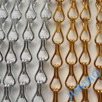 China Sun Protection Facades Dramatic Effect Creation Metal Chain Room Divider for sale
