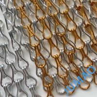 China Sun Protection Facades Dramatic Effect Creation Metal Chain Room Divider for sale