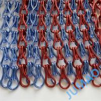 China Customizable Metal Chain Link Curtains with 1.8mm or 2.0mm Wire Diameter for Architectural Applications for sale