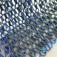 China Brass Aluminum Metal Chain Link Curtains 10x22mm Hook Size | Custom Space Dividers & Fly Screens for sale