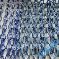 China Brass Aluminum Metal Chain Link Curtains 10x22mm Hook Size | Custom Space Dividers & Fly Screens for sale