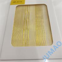 China Brass Mesh Laminated Glass Large Size Width 1500-2700mm for sale