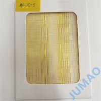 China Brass Mesh Laminated Glass Large Size Width 1500-2700mm for sale