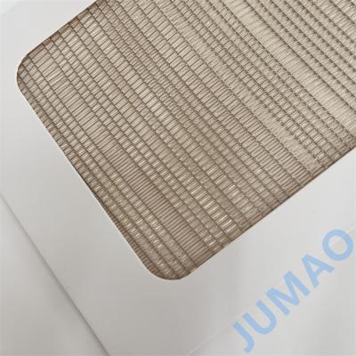 China Hightop Architectural Security Glass Wire Mesh Decorative Panels 2440mm 3600mm for sale