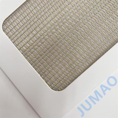 China Mesh Laminated Glass Max Size 2440mm x 3600mm 50% Light Transmission for External Facade for sale