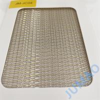 China Mesh Laminated Glass Max Size 2440mm x 3600mm 50% Light Transmission for External Facade for sale
