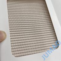 China Copper Fabric Mesh Laminated Glass External Facade Customized Patterns 6mm 8mm for sale