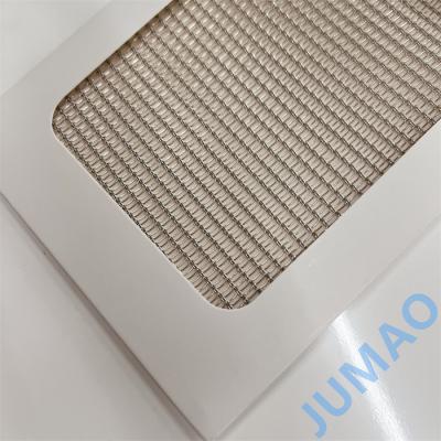 China Copper Fabric Mesh Laminated Glass External Facade Customized Patterns 6mm 8mm for sale