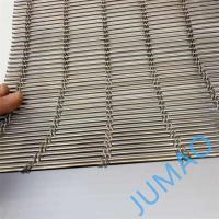 China Customizable Stainless Steel Mesh Architectural Panel 1mm Wire Rope Decorative for sale