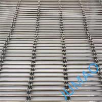 China Customizable Stainless Steel Mesh Architectural Panel 1mm Wire Rope Decorative for sale