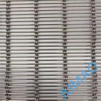 China Customizable Stainless Steel Mesh Architectural Panel 1mm Wire Rope Decorative for sale