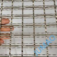 China Stainless Steel Flat Wire Decorative Mesh for Architectural Design 1x3m for sale