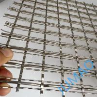 China Stainless Steel Flat Wire Decorative Mesh for Architectural Design 1x3m for sale