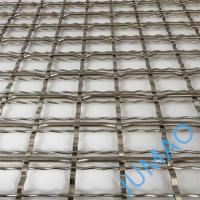 China Stainless Steel Flat Wire Decorative Mesh for Architectural Design 1x3m for sale
