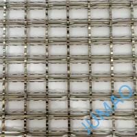 China Stainless Steel Flat Wire Decorative Mesh for Architectural Design 1x3m for sale