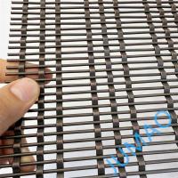 China Bronzed Decorative Metal Mesh Screen Room Divider 1x3 Meters Customizable for sale