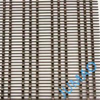 China Bronzed Decorative Metal Mesh Screen Room Divider 1x3 Meters Customizable for sale