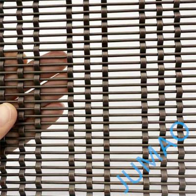 China Bronzed Decorative Metal Mesh Screen Room Divider 1x3 Meters Customizable for sale