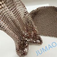 China JUMAO Aluminum Sequin Curtain 100cm x 200cm Metallic Mesh Drape for Wedding Backdrop Stage Decoration for sale