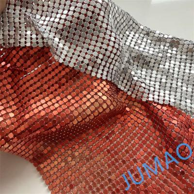 China JUMAO Aluminum Sequin Curtain 1x2m Metal Scale Mesh Drape for Event Backdrop Wedding Party Decoration for sale