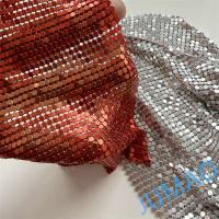 China JUMAO Aluminum Sequin Curtain 1x2m Metal Scale Mesh Drape for Event Backdrop Wedding Party Decoration for sale