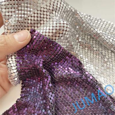 China JUMAO Aluminum Metallic Spangle Curtain 1x2m Waterproof Event Backdrop Decorative Sequin Drape for sale