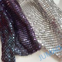 China JUMAO Aluminum Metallic Spangle Curtain 1x2m Waterproof Event Backdrop Decorative Sequin Drape for sale